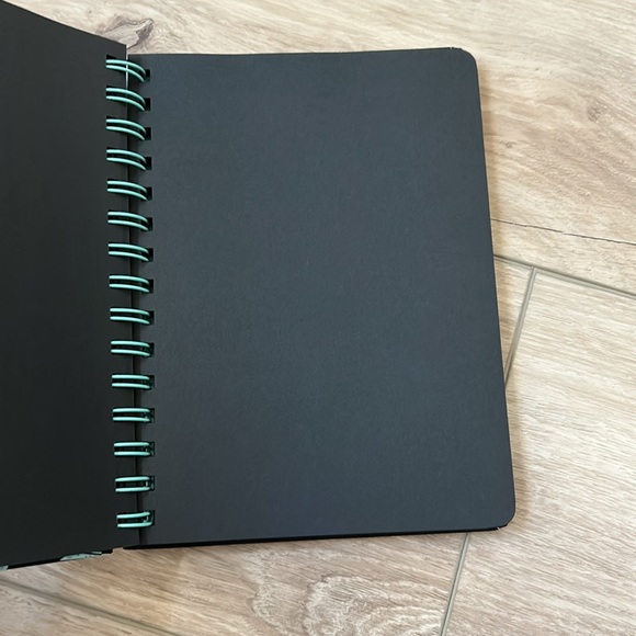 Office | 6x8 Black Out Spiral Notebook Stars | Poshmark